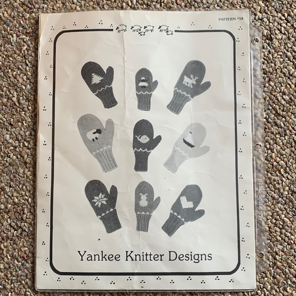 Yankee Knitter | Other | Vintage Yankee Knitter Mittens Pattern | Poshmark